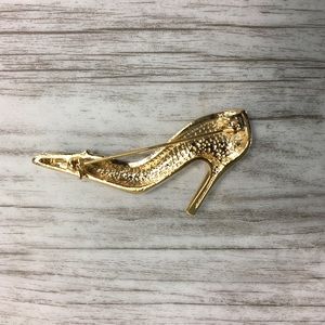 Colour Mates | Jewelry | Shoe Brooch Blue 8 Kt Gold Crystal European ...
